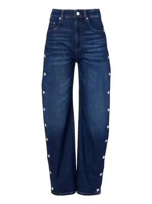 Sportmax High-rise Wide-leg Jeans - Blue