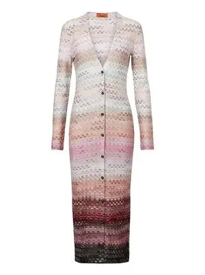 Missoni Lamé Cardigan - Pink