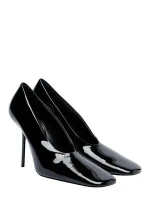 Victoria Beckham 100 Patent Leather Pumps - Black