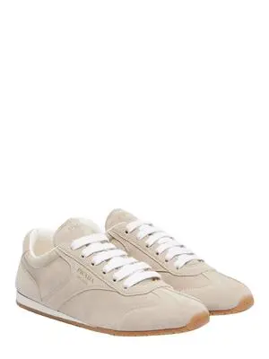 PRADA Suede Lace-Up Sneakers