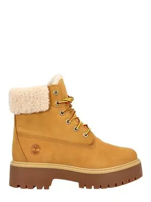 Timberland Stone Street Leather Boots Wheat Nubuck