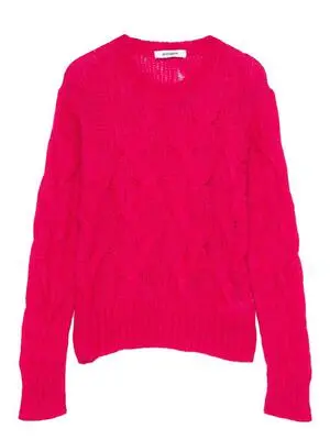 Gimaguas Minerva Cable Knit Sweater - Red