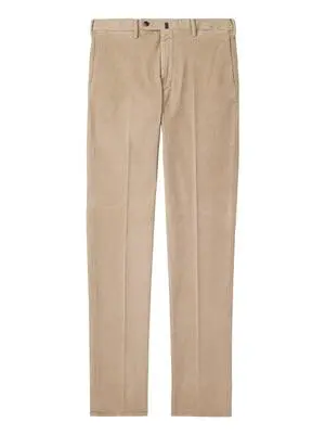 SLOWEAR Incotex Straight-leg Corduroy Trousers - Neutrals