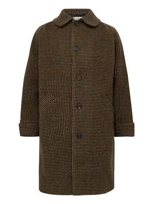 BODE Hedgerow Wool-tweed Coat - Brown