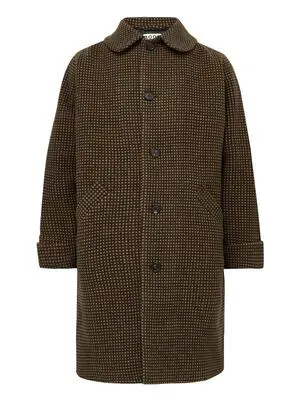 BODE Hedgerow Wool-tweed Coat - Brown