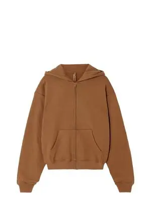 SKIMS Classic Zip-up Hoodie - Brown