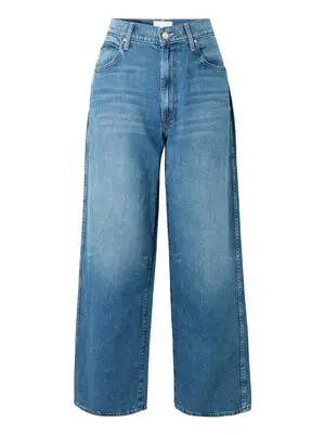 MOTHER The Delinquent Nerdy Mid-rise Straight-leg Jeans - Blue