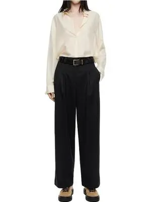 Bimba Y Lola High Rise Darted Trousers - Black