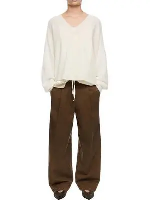 Bimba Y Lola Darted Carrot Leg Trousers - Olive