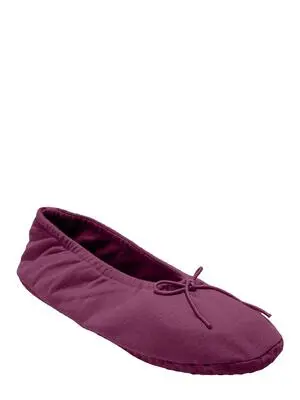 COMFORTVIEW The Ana Ballerina Slipper Deep Claret