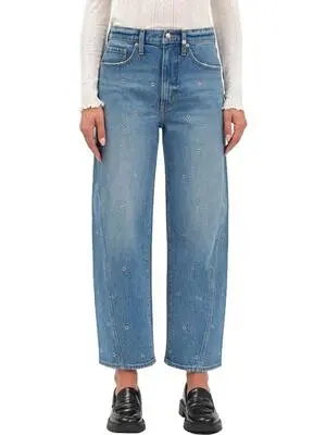 DAZE Westward High-waist Barrel Leg Jeans - Nailed It