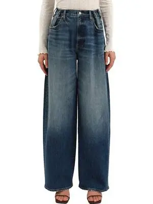 DAZE Highland High-waist Wide Leg Jeans - Authentic