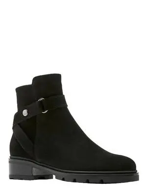 La Canadienne City Dry™ Waterproof Bootie - Black Suede