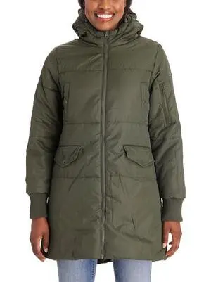 MODERN ETERNITY 3-in-1 Maternity To Baby Wearing Puffer Coat - Khaki Green