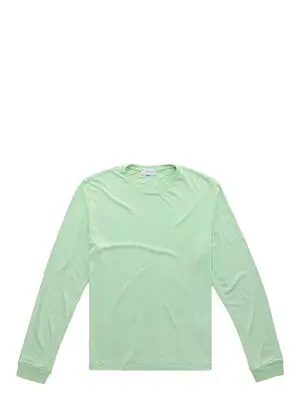 WOLF VS. GOAT (WVG) Long Sleeve Heavyweight Jersey Crewneck - Lychen