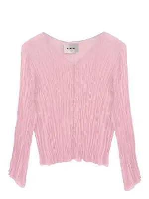 Baacal Maya Pleated Cardigan - Pink