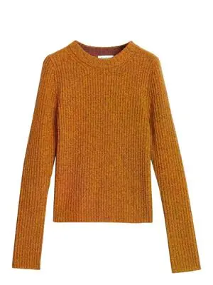 Rodebjer Talena Merino Ribbed Sweater - Orange