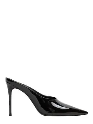 BLACK SUEDE STUDIO Fallon 100 Mule - Black Patent