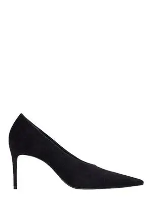 BLACK SUEDE STUDIO Jona 80 Suede Pump - Black Suede