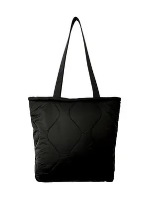 YOUZEY Puffer Tote Bag - Black