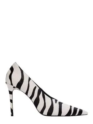 BLACK SUEDE STUDIO Jona 100 Zebra Ponyhair Pumps - Zebra Pony Hair