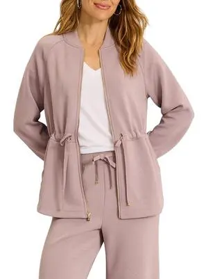 Tommy Bahama Palm Voyage Zip-up Jacket - Lavender Fog