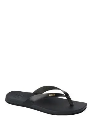 Reef Cushion Lune Flip Flop - Black/black