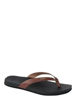 Reef Cushion Lune Flip Flop Chocolate/black