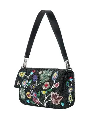 STAUD Timmy Beaded Shoulder Bag