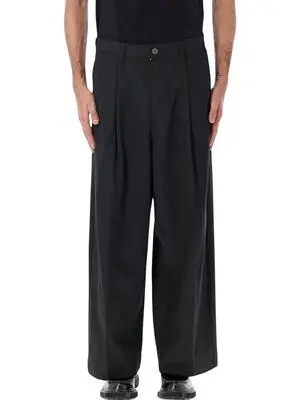 Obey Wide-Leg Trousers Black
