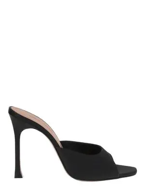 Amina Muaddi Heeled Sandal - Black