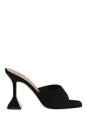 Amina Muaddi Heeled Sandal - Black