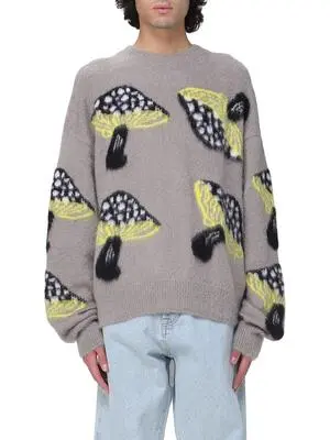 MSGM Printed Sweater - Grey