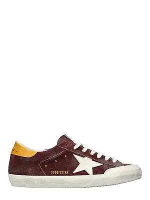 GOLDEN GOOSE Super Star Suede Trainers - Wine Comb
