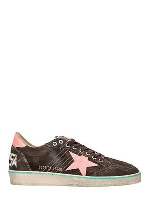 GOLDEN GOOSE Ballstar Suede Trainers - Brown/oth