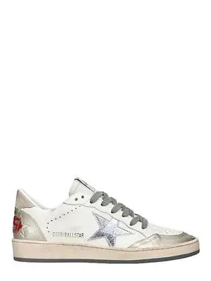 GOLDEN GOOSE Ball Star Leather Low-top Trainers - White