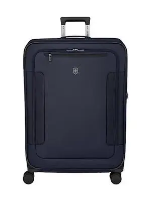VICTORINOX Large Double 4-wheel Expandable Suitcase 75cm - Navu Blue