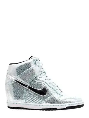 NIKE Dunk Sky High QS 'Disco Ball' High-Top Sneakers