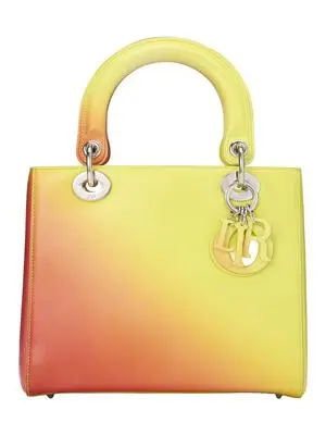 DIOR Lady Dior Medium Ombré Calfskin Handheld