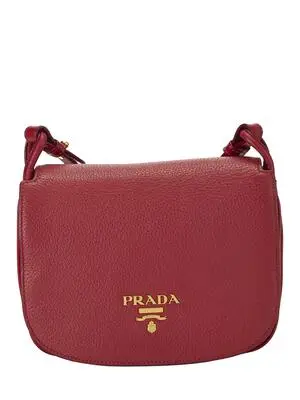 PRADA Prada Vitello Daino Flap Crossbody Bag