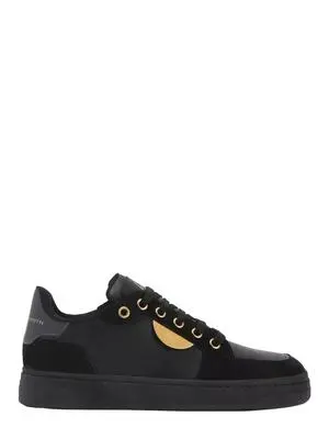 GIUSEPPE ZANOTTI Leather Sneakers - Black