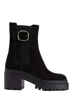 GIUSEPPE ZANOTTI Mairi Buckle Boots - Black