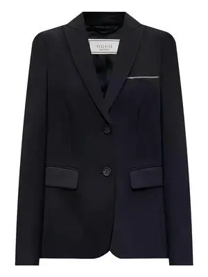 Peserico Pocket Blazer - Black