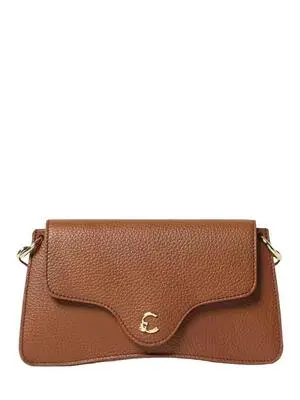 COCCINELLE Mini C-me Logo-plaque Shoulder Bag - Brown