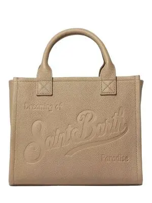 MC2 SAINT BARTH Mini Debossed Tote Bag - Neutrals