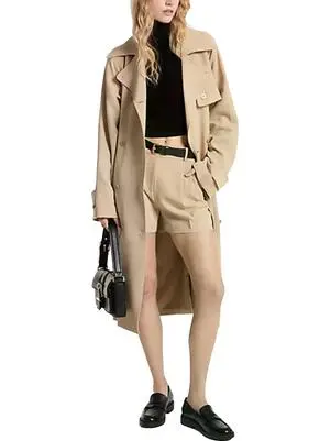 MICHAEL KORS Belted Trench Coat