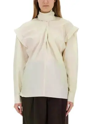 LEMAIRE Ascot Blouse - Neutrals