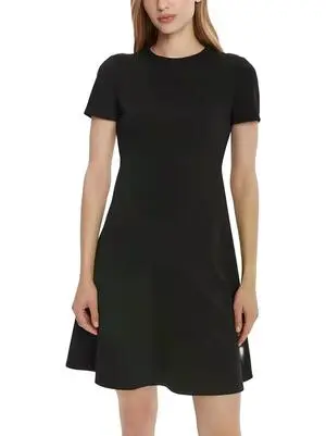 Calvin Klein Panelled Mini Dress - Black