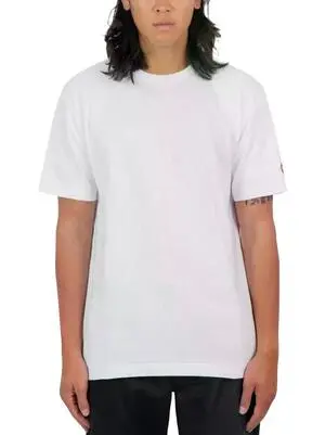 Comme Des Garçons Logo-embroidered T-shirt - White