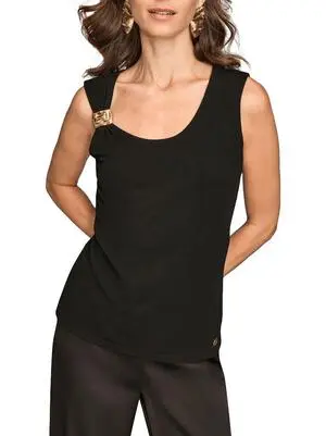 Donna Karan New York Hardware Accent Tank - Black